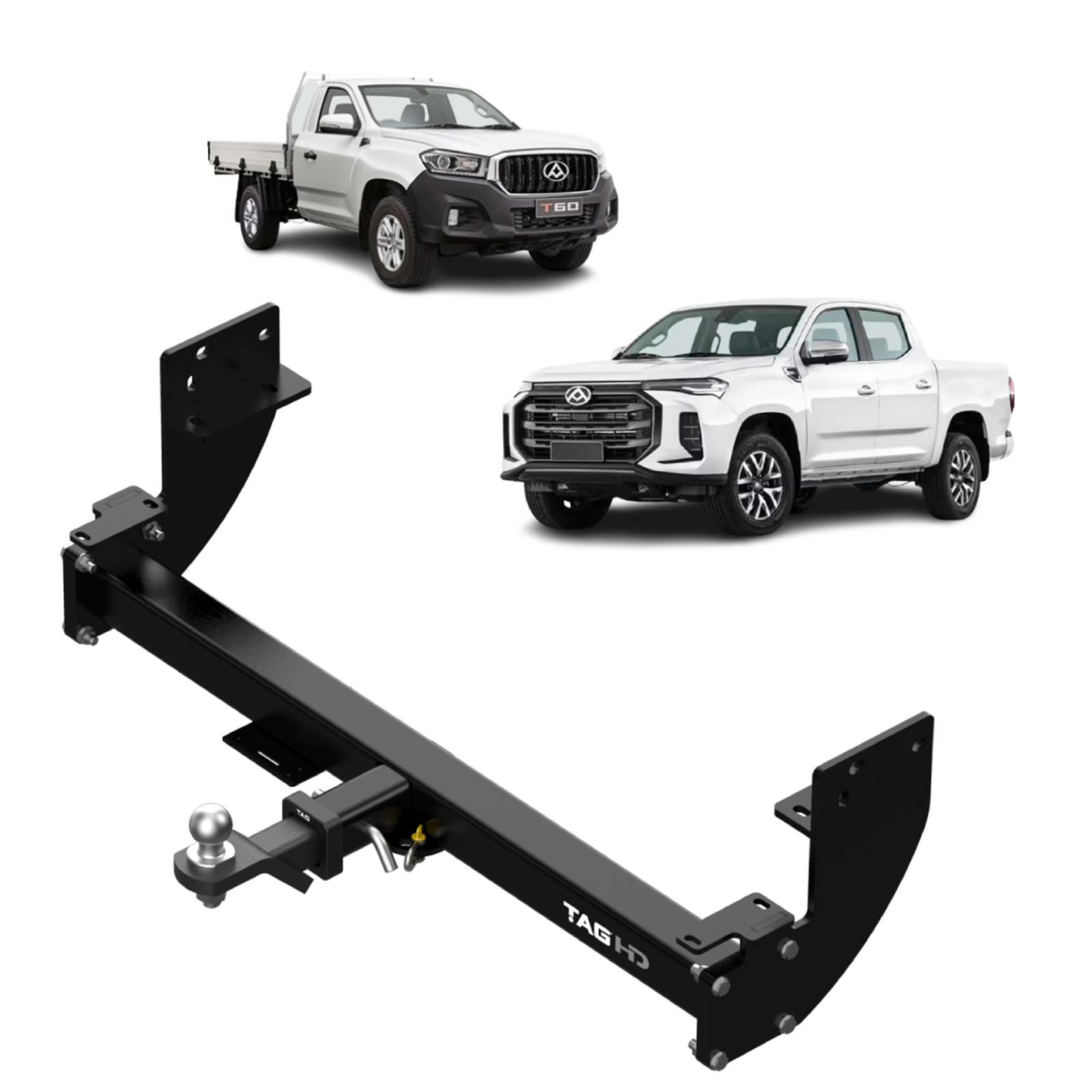TAG Heavy Duty Towbar & Direct Fit Wiring for LDV T60 & T60 Max All ...